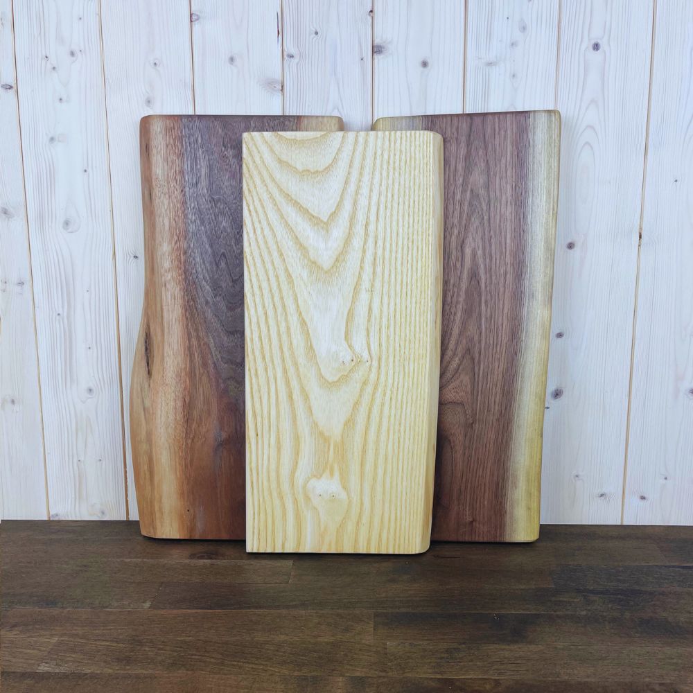 Rustic Live Edge Cutting & Serving Boards - Hartwood Timber