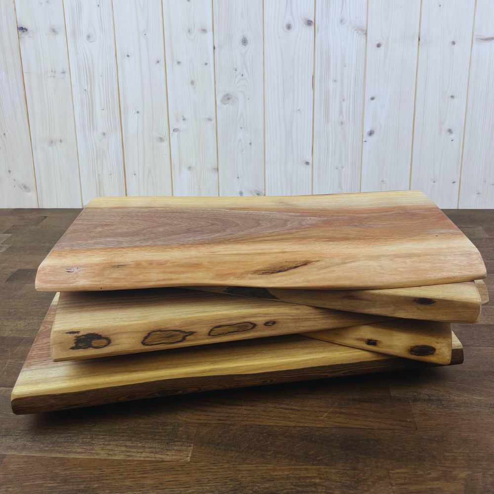 Rustic Live Edge Cutting & Serving Boards - Hartwood Timber